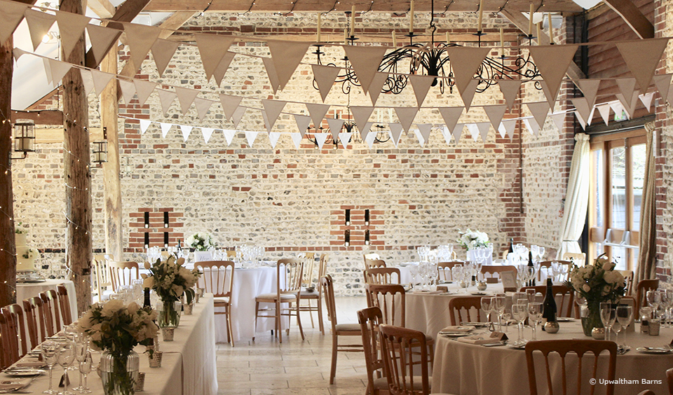 Bunting Ideas For A Country Wedding – Upwaltham Barns